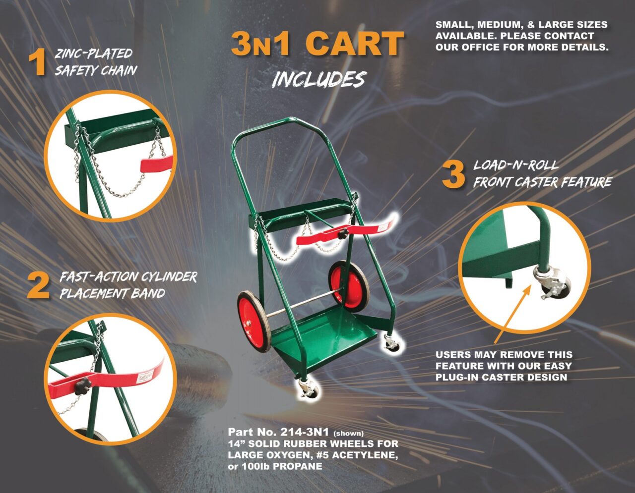 Cylinder Cart Flyers and Resources - Anthony Carts - Welding Carts & Cages